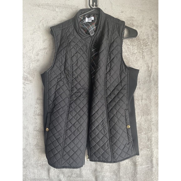 Kim Rogers | Jackets & Coats | Kim Rogers Puff Sleeveless Vest Gray ...